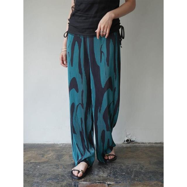 ラディエイト（RADIATE）/ペイントプリントプリーツパンツ