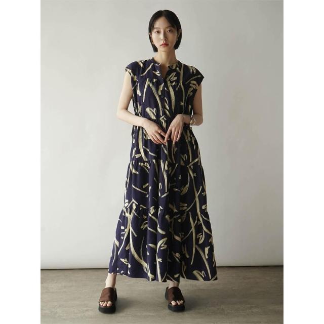 ラディエイト（RADIATE）/ウェーブプリントティアードワンピース