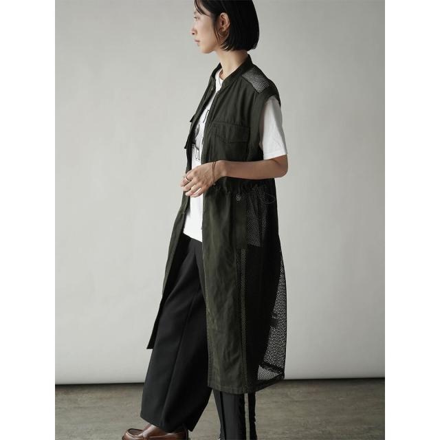 クレドナ CREDONA スリーブレス ヘンリー シャツ SLEEVE LESS SLEEPING