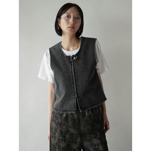 ラディエイト（RADIATE）/タブボタンデニムベスト