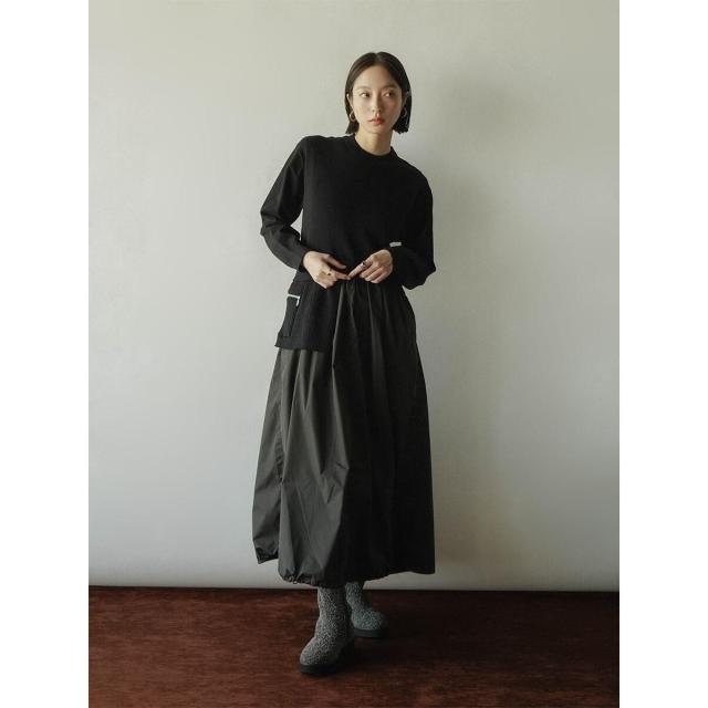 ラディエイト（RADIATE）/アシンメトリー異素材ドッキングワンピース