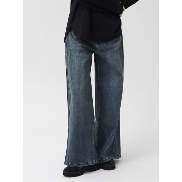 スコットクラブ（SCOTCLUB）/サイドタックストレッチデニムパンツ