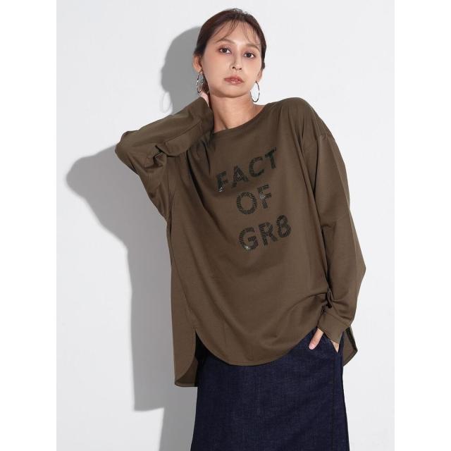 スコットクラブ（SCOTCLUB）/立体ロゴプリント長袖カットソー