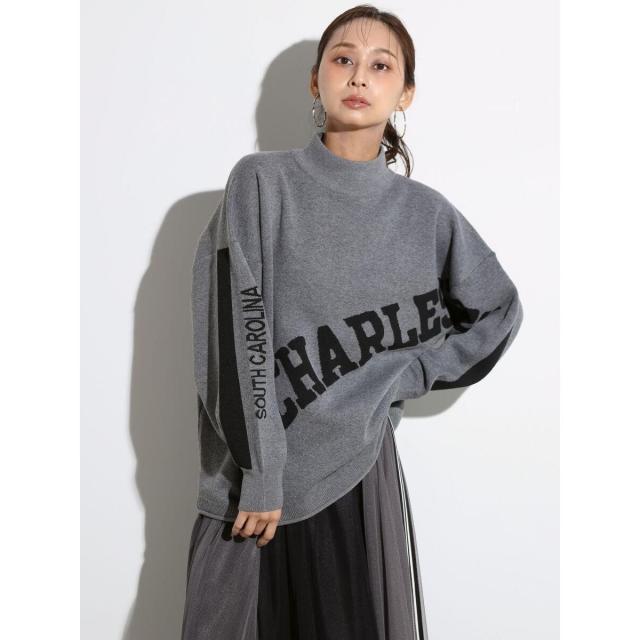 スコットクラブ（SCOTCLUB）/ロゴハイネックニット