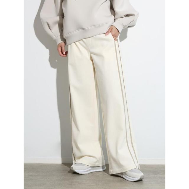 スコットクラブ（SCOTCLUB）/サイドラインウールワイドパンツ