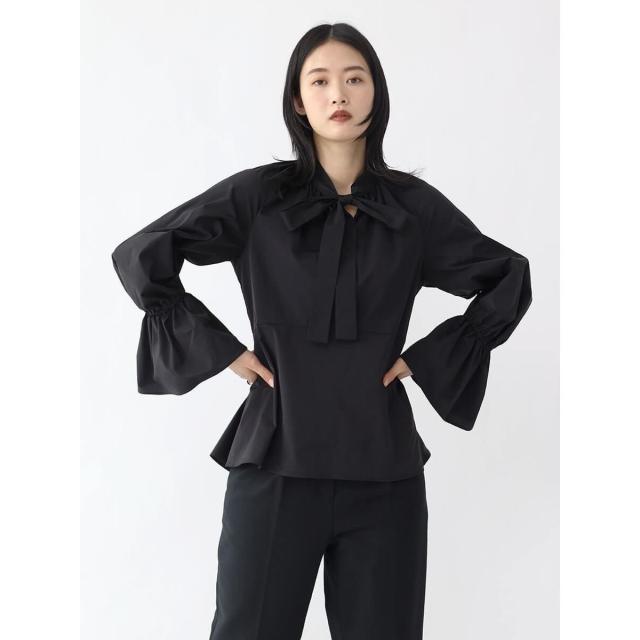 レジル（resil）/ボウタイブラウス