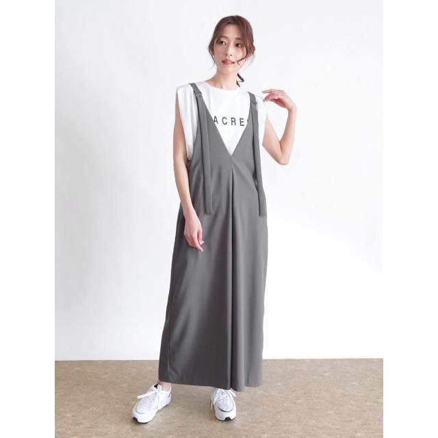 クローブ（CLOVE）/Vネックサロペット