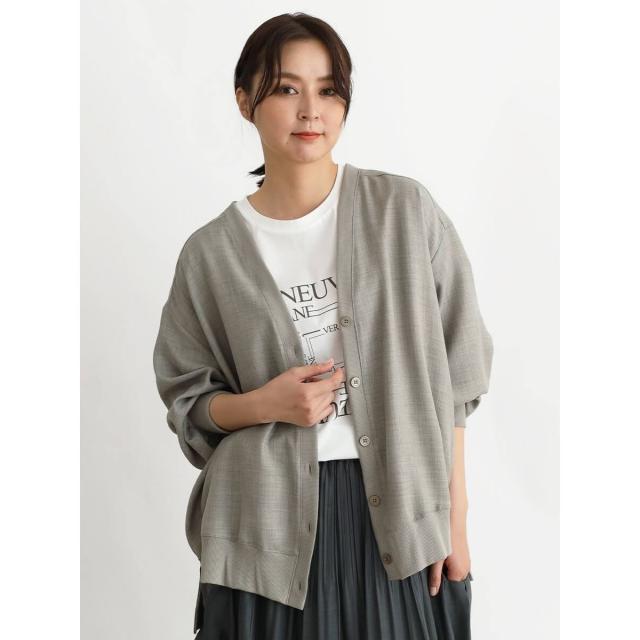 クローブ（CLOVE）/ウォッシャブルシャツカーディガン