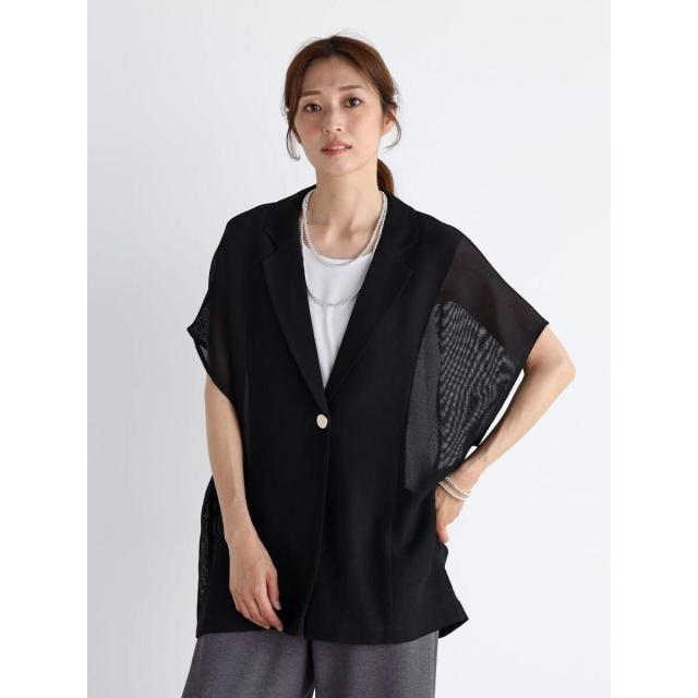 クローブ（CLOVE）/シアーメッシュ半袖ジャケット