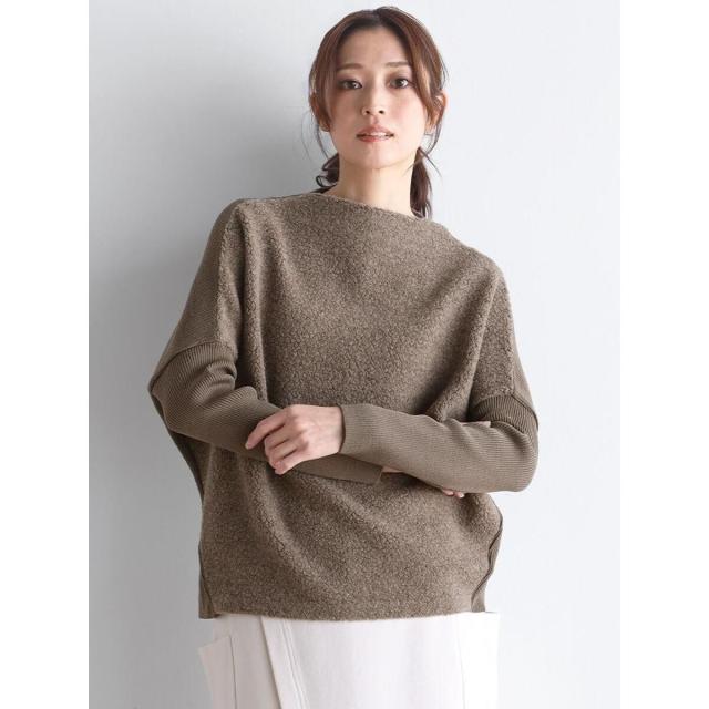 【NEW】クローブ（CLOVE）/ドッキングスタイルボトルネックニット