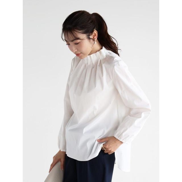 ヴァン（Vin）/ギャザーカラーブラウス