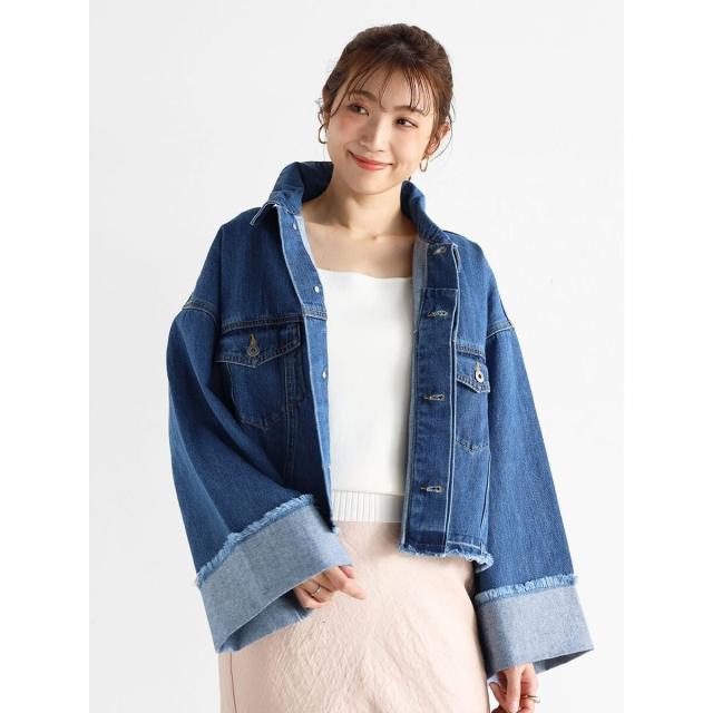 ヴァン（Vin）/ワイドスリーブデニムジャケット