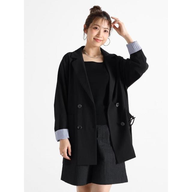 ヴァン（Vin）/リネンミックステーラードジャケット