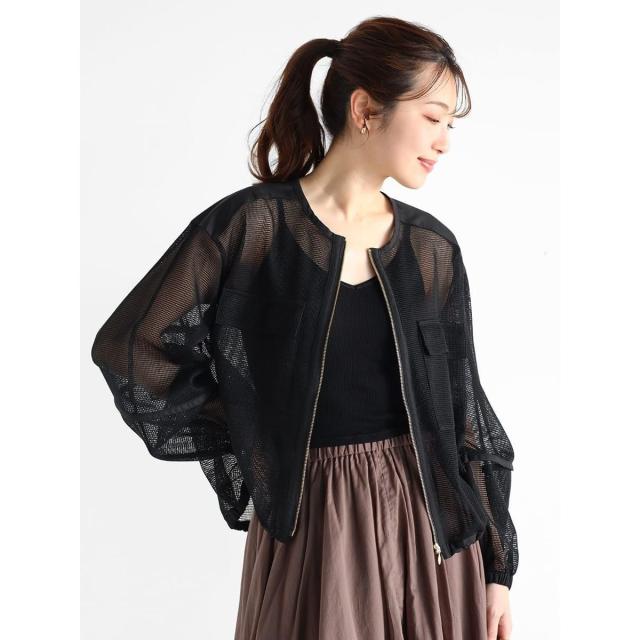 ヴァン（Vin）/メッシュキリカエジップブルゾン