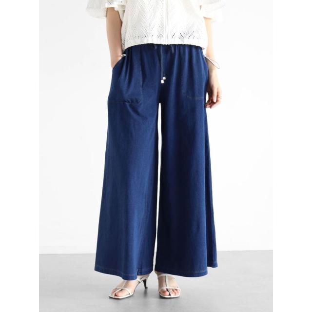 ヴァン（Vin）/デニムライクスウェットパンツ