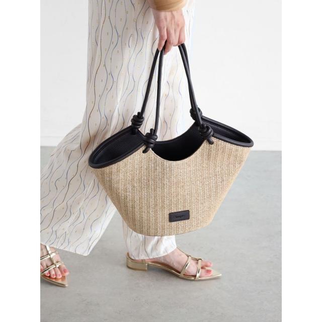 ヴァン（Vin）/異素材コンビネーション2WAYトートバッグ