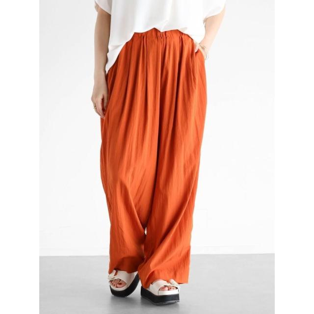 ヴァン（Vin）/シャーリングワイドパンツ