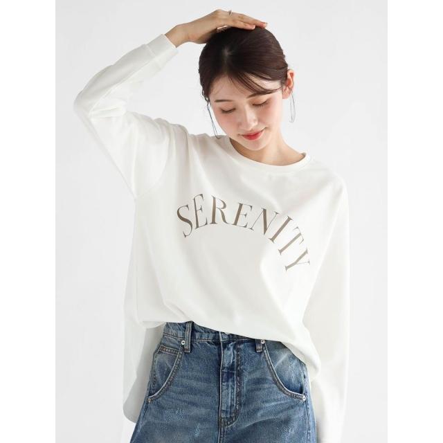 ヴァン（Vin）/SERENITYプリントロゴプルオーバー