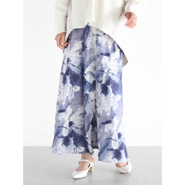 【NEW】ヴァン（Vin）/フラワープリントフレアスカート