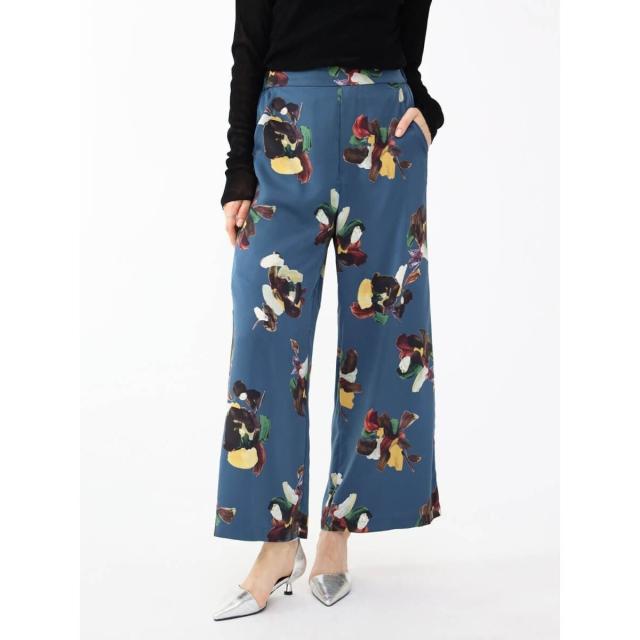 アーガ（Aga）/フラワーペイントワイドパンツ