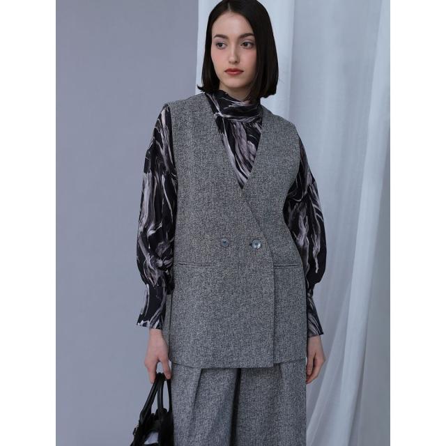 アーガ（Aga）/サイドラインツイードジレ