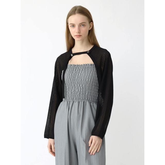 アーガ（Aga）/透かし編みニットボレロ