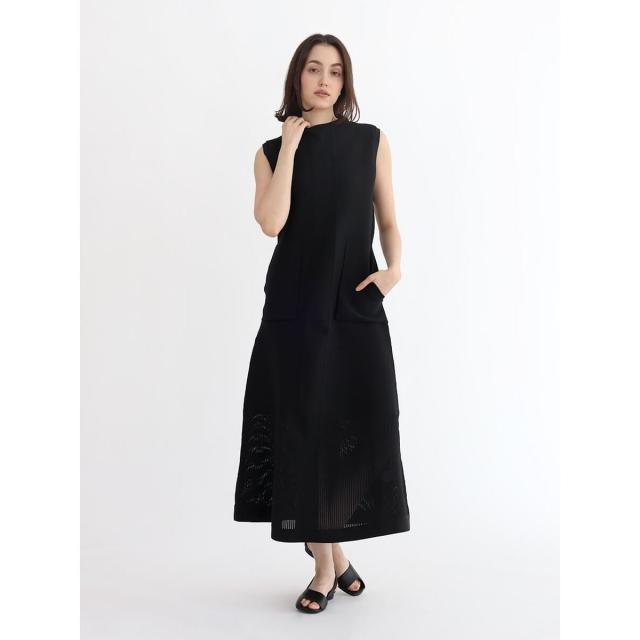 アーガ（Aga）/12Gブロッキング柄ワンピース