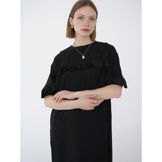 アーガ（Aga）/プリーツフロントフリルワンピース