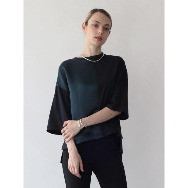 アーガ（Aga）/NORITAKE 異素材ドッキングカットソー