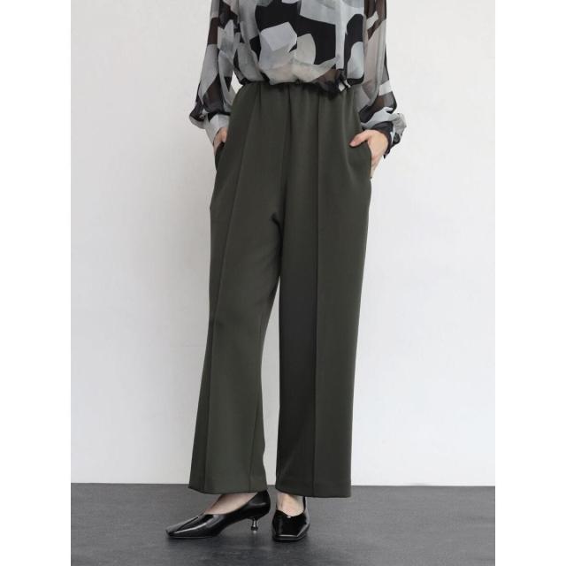 アーガ（Aga）/【接触冷感】【紫外線防止】センターラインリラクシーワイドパンツ