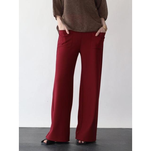 アーガ（Aga）/カットジョーゼットフロントポケットパンツ