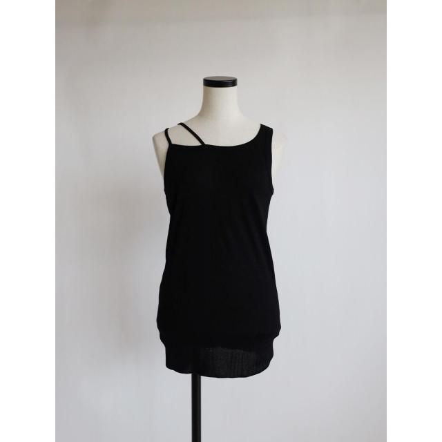 アーガ（Aga）/アシメデザインリブタンクトップ