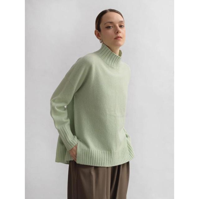 アーガ（Aga）/【諏訪】ハイネックウールニットPO