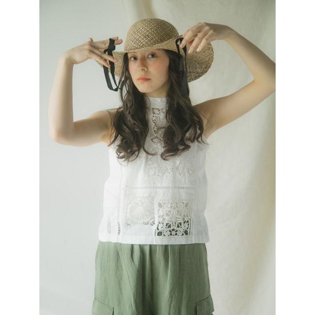 フィーカ（Fika）/Cutwork lace blouse