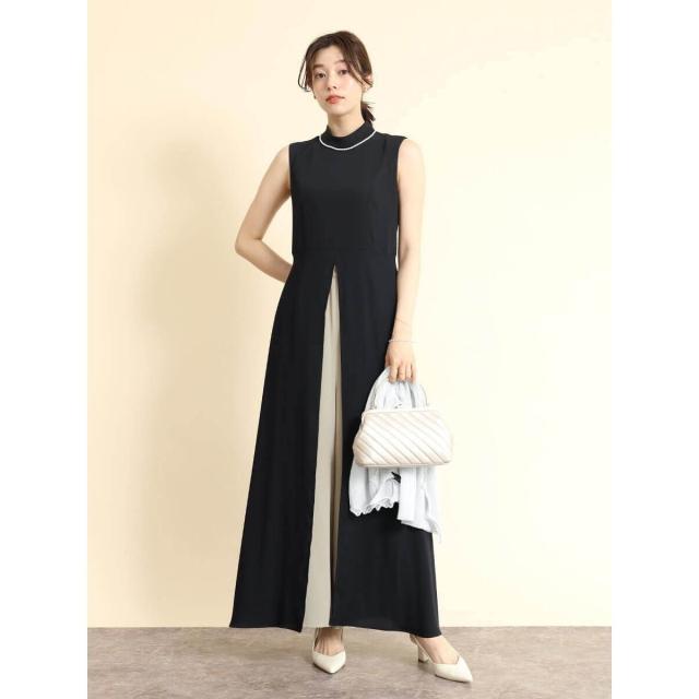 フェンネル（FENNEL）/バイカラーインパンツワンピース