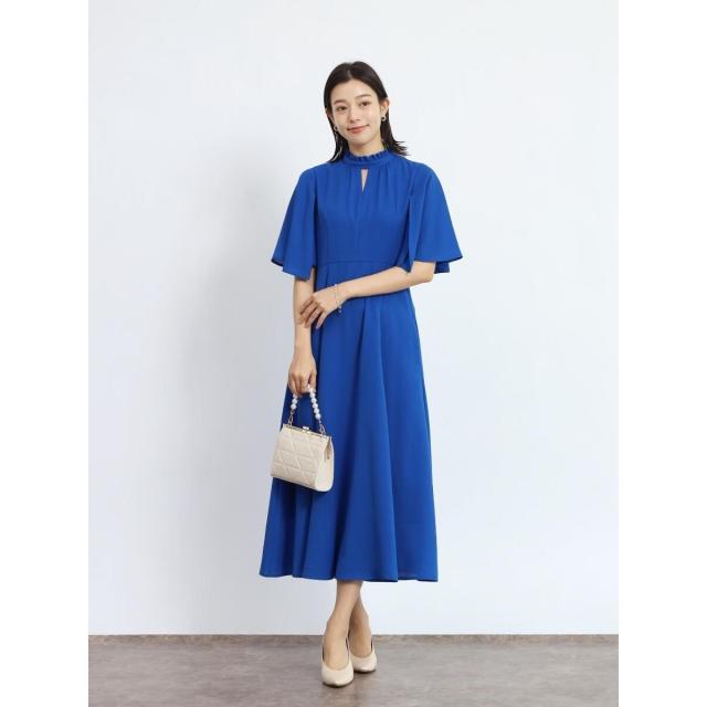 フェンネル（FENNEL）/ケープスリーブフレアワンピース