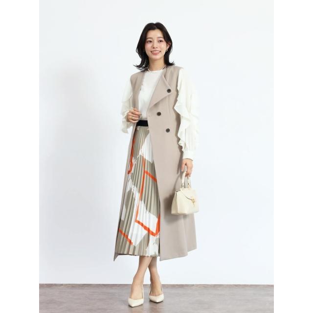 フェンネル（FENNEL）/アシンメトリーラペルジレワンピース