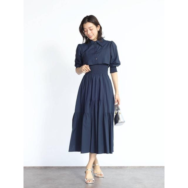 フェンネル（FENNEL）/シャツディティールフレアワンピース