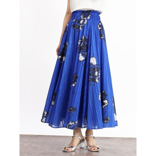 フェンネル（FENNEL）/フラワープリントシアースカート