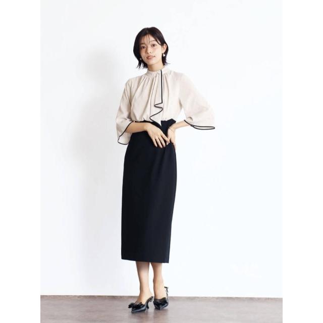 フェンネル（FENNEL）/ジャガードコンビワンピース