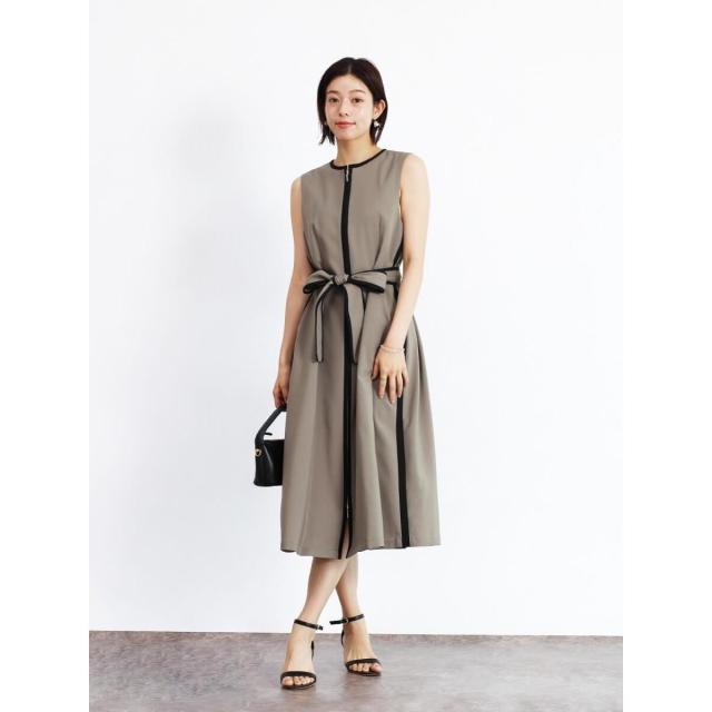 フェンネル（FENNEL）/フロントジップジレワンピース