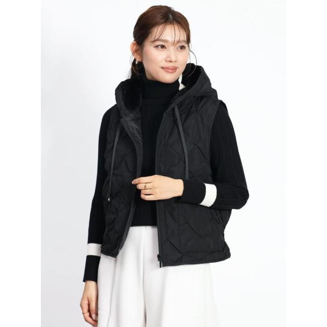 フェンネル（FENNEL）/ドットキルティングジップベスト