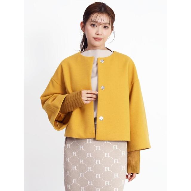 フェンネル（FENNEL）/リブスリーブショートコート