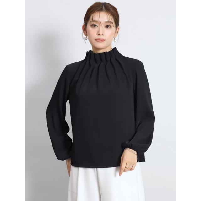 フェンネル（FENNEL）/ネックギャザーブラウス ブラウス