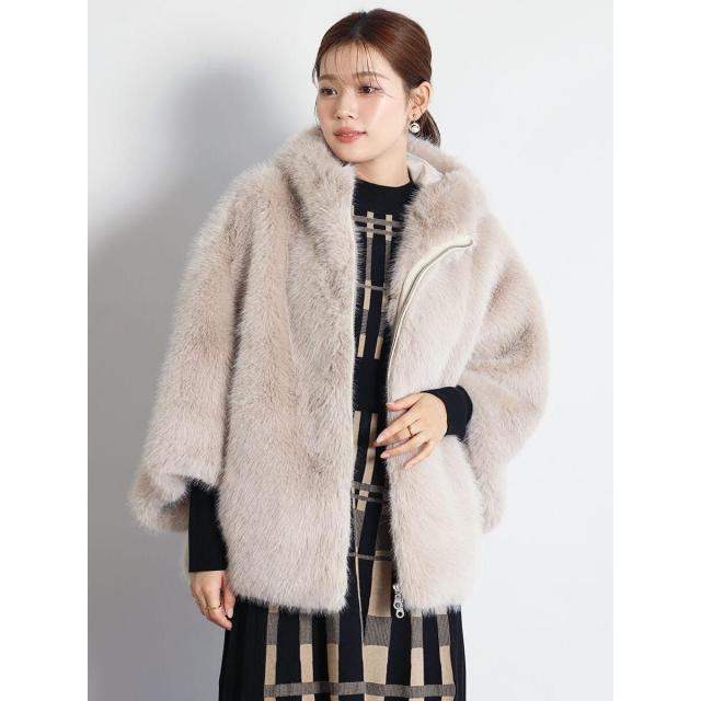 フェンネル（FENNEL）/フーデッドボリュームファーコート