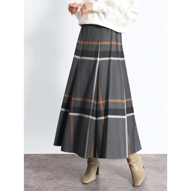 フェンネル（FENNEL）/チェックフレアスカート
