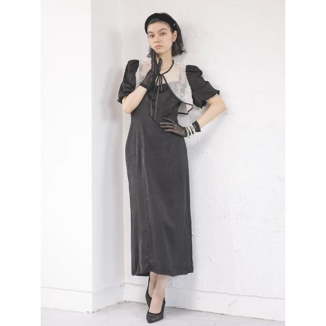 プチローブ（petirobe）/フラワービジューボレロワンピース