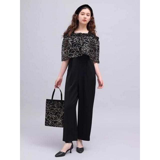 プチローブ（petirobe）/オフショルトップセットパンツドレス