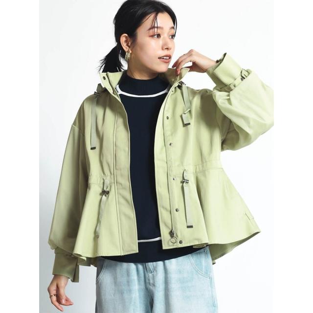 グランターブル（GRANDTABLE）/ペプラムショートマウンテンパーカー