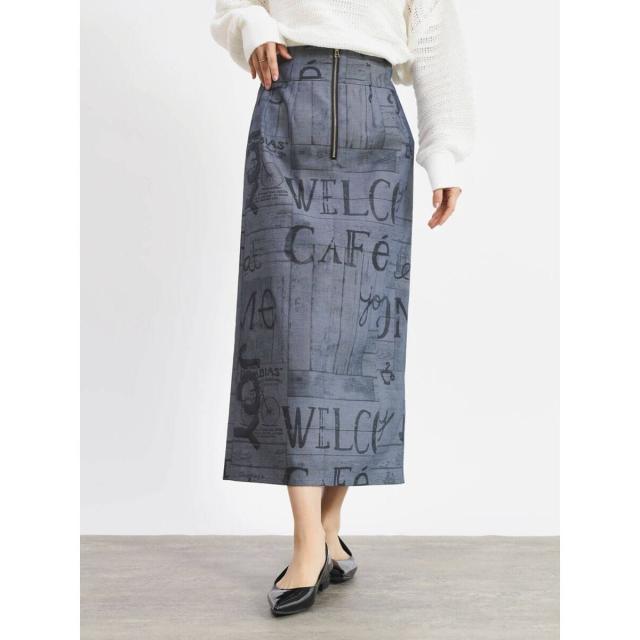 グランターブル（GRANDTABLE）/フロントジップペンシルスカート